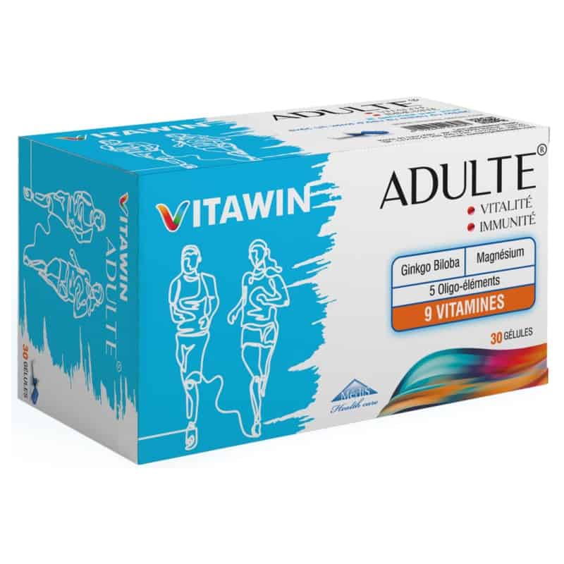 VITAWIN ADULTE 30 GELULES - Prix & Livraison en Tunisie